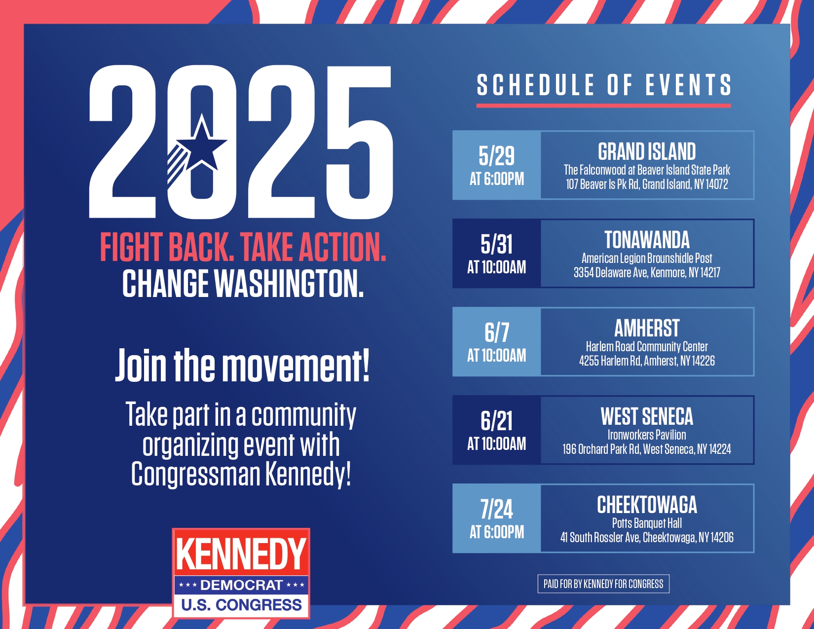 Get Involved - Kennedy for U.S. Congress