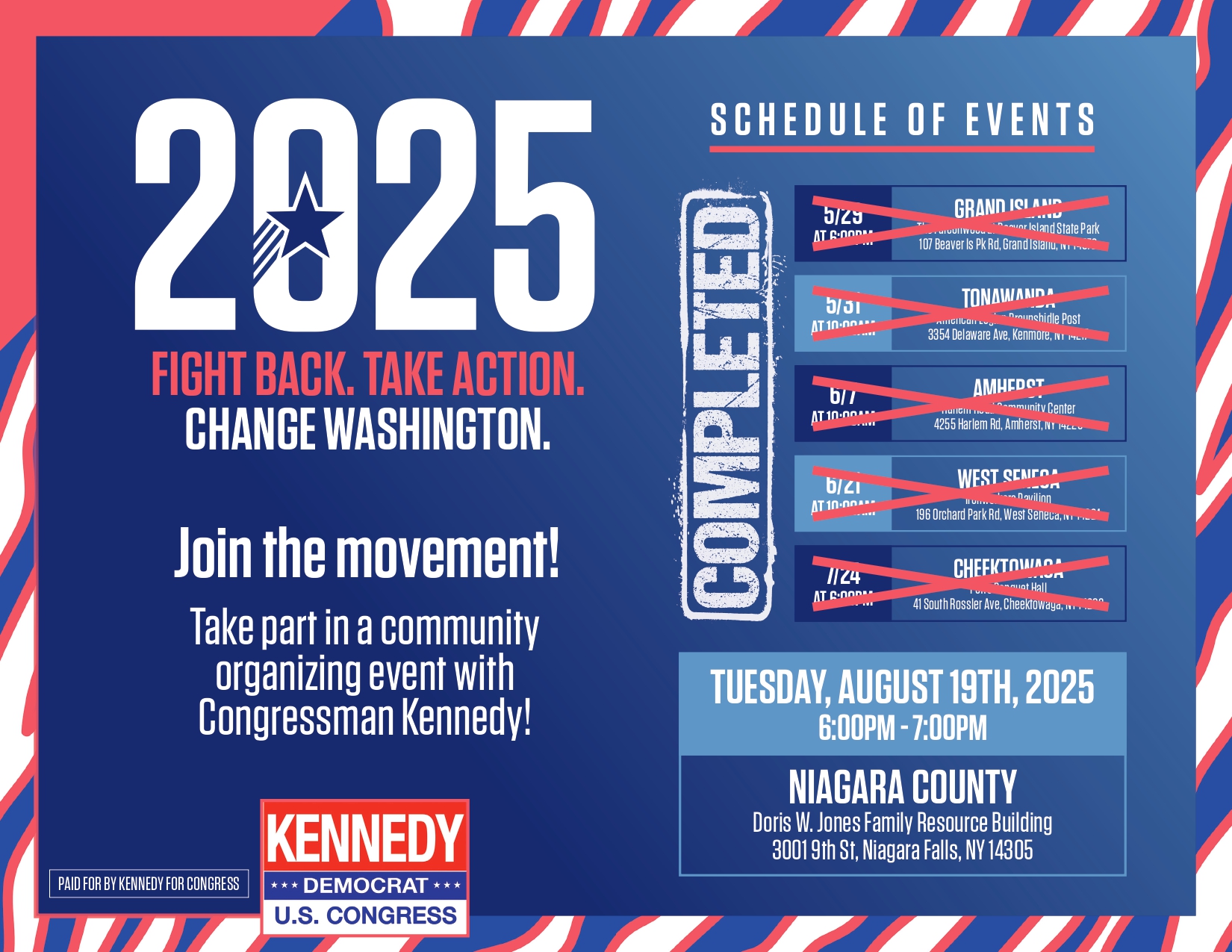 Get Involved - Kennedy for U.S. Congress